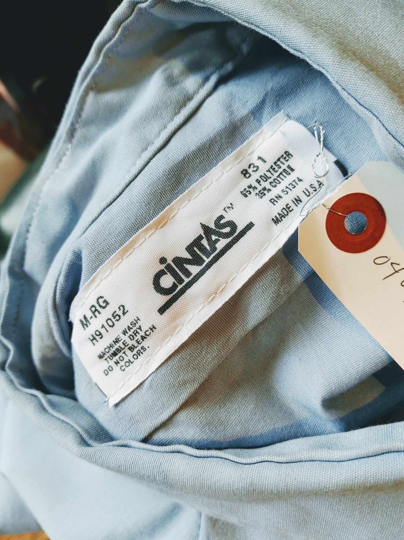 1970s-80s USA CiNTAS Patch L/S Work Shirt Mens-M – ataco garage blog