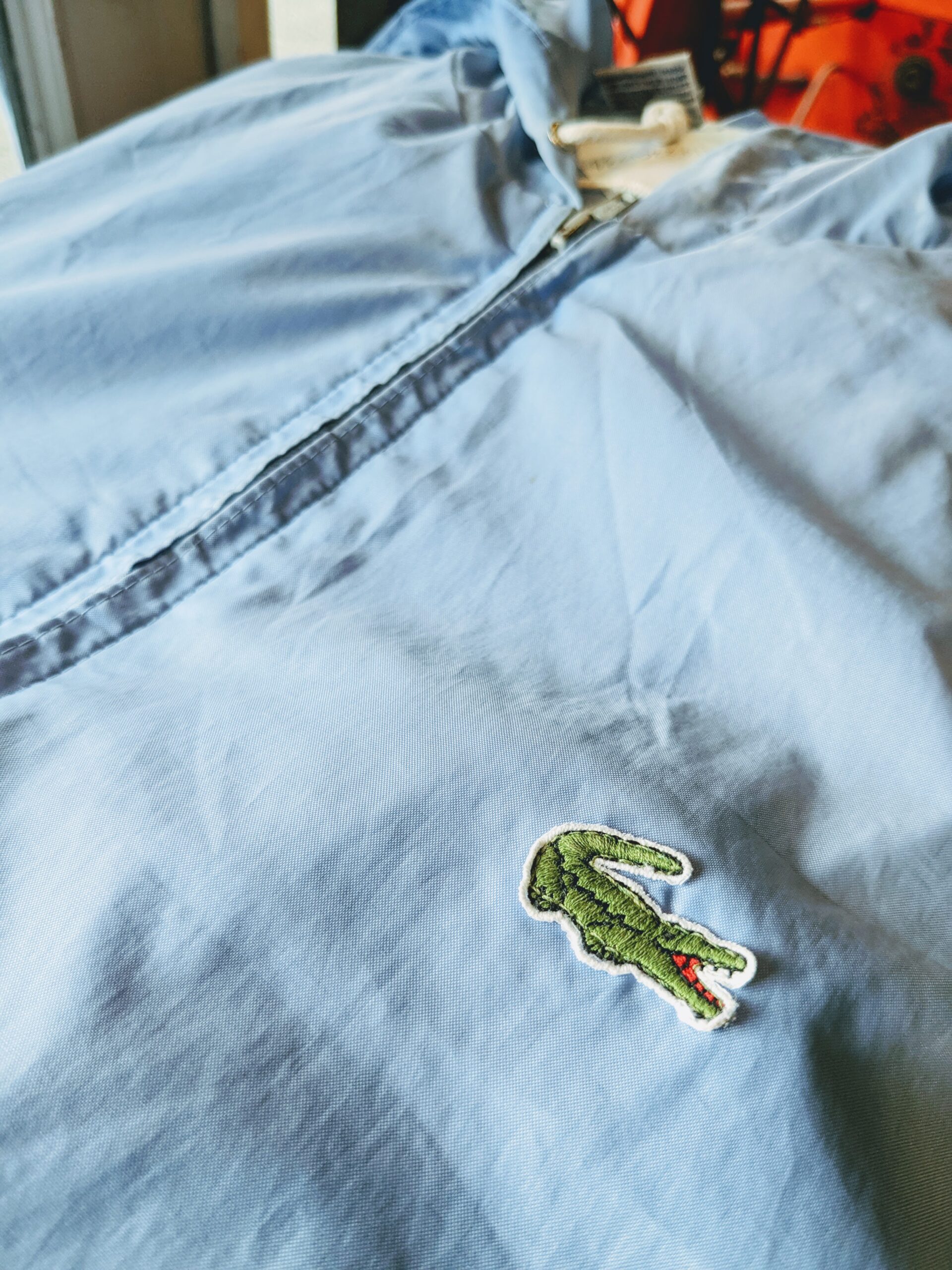 1970s-80s USA IZOD LACOSTE Nylon Jacket Light-Blue Mens-L – ataco garage blog