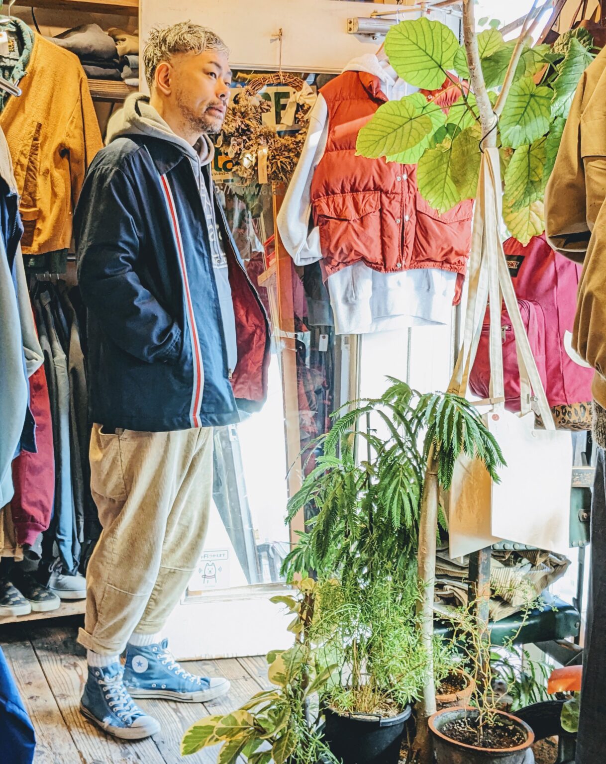 1970s-80s USA WORK WEAR CORPORATION Quilting Liner Work Jacket Navy Mens-L – ataco garage blog