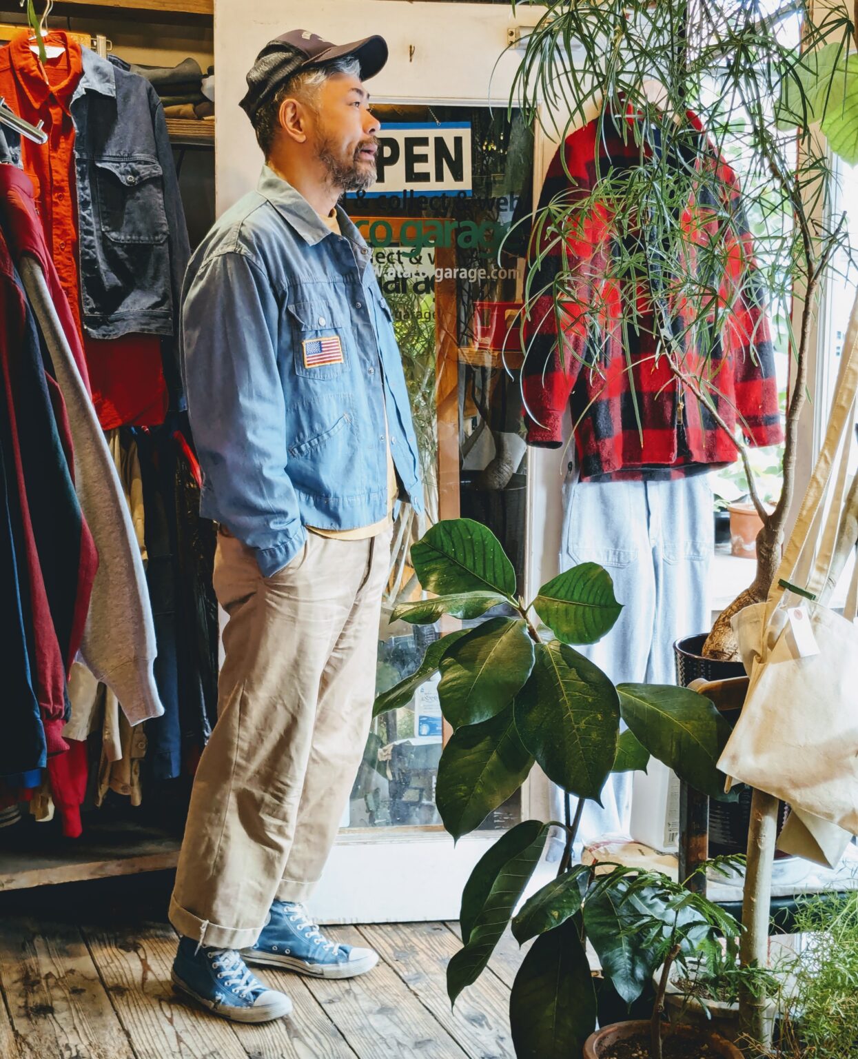 1970s-80s USA JCPenney RANCHCRAFT Denim Work Jacket Mens-L – ataco garage blog