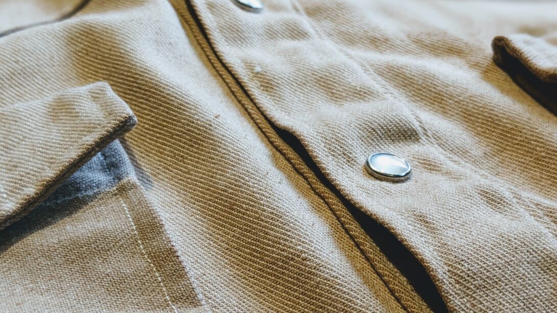 1970s-80s USA L/S Western Shirt Beige Mens-M – ataco garage blog